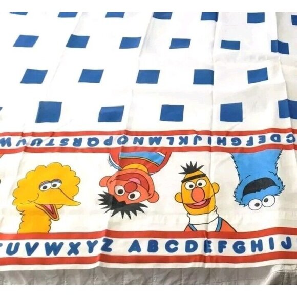 Sesame Street | Bedding | Vintage Sesame Street Alphabet Twin Flat ...